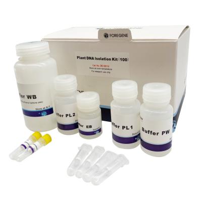 Cina Corredo di purificazione del RNA della pianta del pacchetto di reazione di elevata purezza 200 dell'estratto di Foregene in vendita