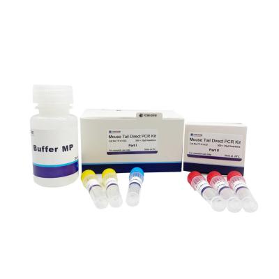 Cina L'estrazione diretta del DNA di PCR Kit High della coda del topo della purezza rende il corredo di PCR senza purificazione della colonna della rotazione di purificazione del DNA in vendita