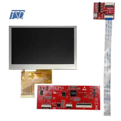 China UART 4,3“ Interface van het Protocol480x272 Lcd de Capacitieve Scherm HMI met CTP Te koop