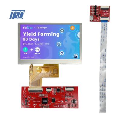 China UART 4,3“ Interface van het Protocol480x272 Lcd de Capacitieve Scherm HMI met CTP Te koop
