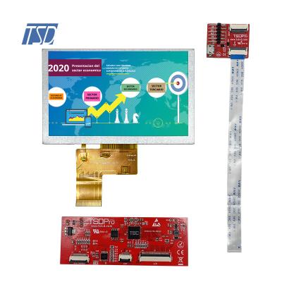 China UART-de Vertoningsmodule 800x480 Hmi van Interface Capacitieve Tft Lcd 5 Duim Te koop