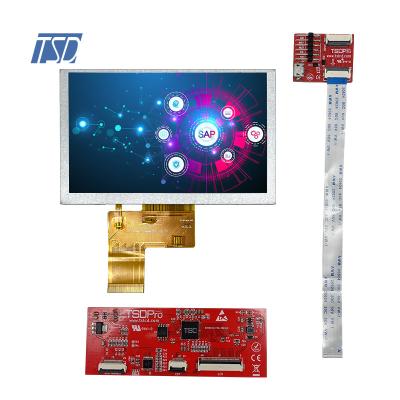 中国 UARTインターフェイス容量性Tft LCDの表示モジュール800x480 Hmi 5インチ 販売のため