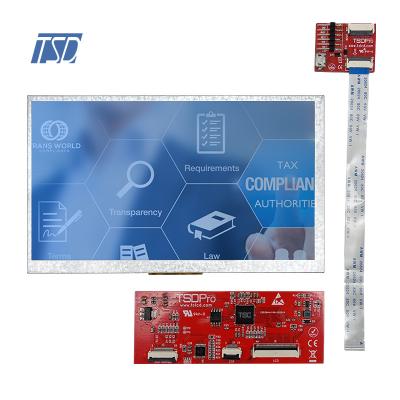 中国 12H角度800x480 UART Hmiインターフェイスが付いている7インチのTft Lcdスクリーン モジュール 販売のため