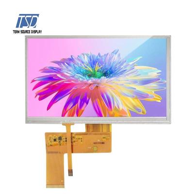 中国 7 インチ 800x480 解像度 RGB インターフェイス TFT LCD ディスプレイ、抵抗膜式タッチパネル 販売のため