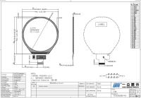 China TSD Round 3.4'' IPS TFT LCD Display Module 800x800 Resolution MIPI Interface for sale