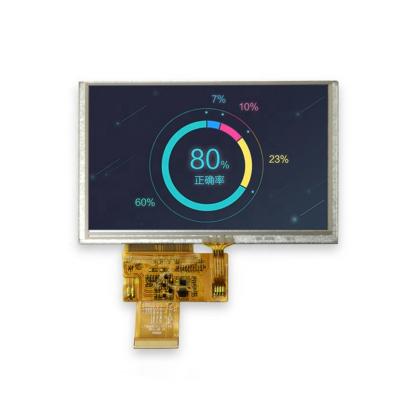 Cina Schermo a 5,0 pollici caldo di vendite 800x480 TFT LCD pannello di TN di 12 in punto anabbagliante per l'applicazione industriale in vendita