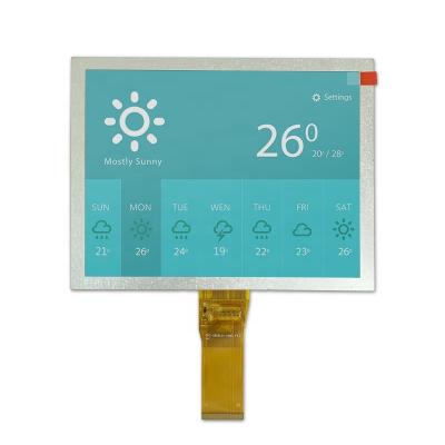 Cina Il pannello LCD RGB-24bit dello schermo a 8,0 pollici 800x600 di 12 in punto collega 24LEDs per l'applicazione industriale in vendita