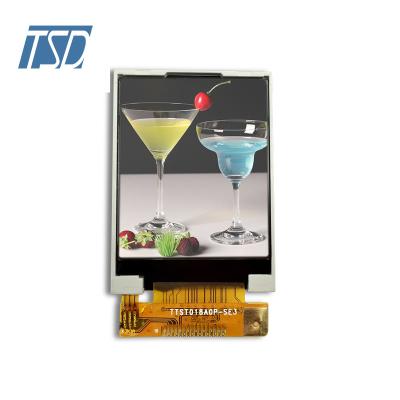 Cina Luminosità a 1,8 pollici Cd/M2 di risoluzione 300 di Spi 128x160 del modulo dell'affissione a cristalli liquidi di Tft in vendita