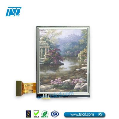 Cina schermo a 3,5 pollici dell'affissione a cristalli liquidi di Tft di ore 50K, touch screen resistente del tft di LVDS translective in vendita