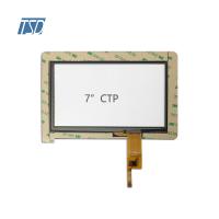 China Custom PCAP Touch Screen Ctp Tempered Glass I2C Interface 7 Inch for sale