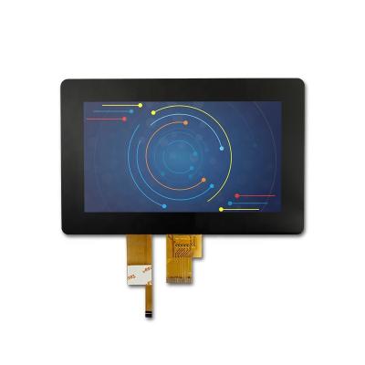 Cina esposizione del touch screen di 800nits TFT LCD, schermo attivabile al tatto capacitivo LVDS di 7.0inch Tft in vendita