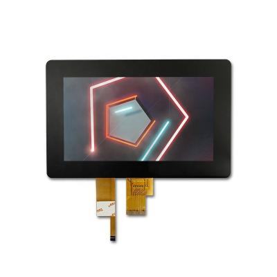 Cina esposizione del touch screen di 800nits TFT LCD, schermo attivabile al tatto capacitivo LVDS di 7.0inch Tft in vendita