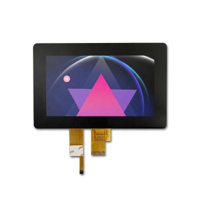 Cina esposizione del touch screen di 800nits TFT LCD, schermo attivabile al tatto capacitivo LVDS di 7.0inch Tft in vendita