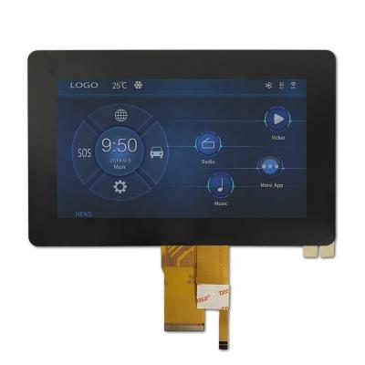 Cina Touch screen capacitivo a 7 pollici 1024x600 con il vetro di IPS dell'interfaccia di 24bit RGB in vendita