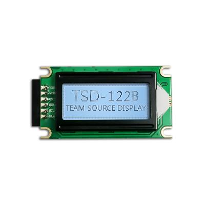 China ST7066U-01 karakterlcd Modules 1202 wijze 45x15.5mm van STN YG Weergevengebied Te koop