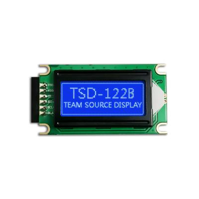 China ST7066U-01 karakterlcd Modules 1202 wijze 45x15.5mm van STN YG Weergevengebied Te koop