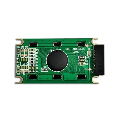 China ST7066U-01 karakterlcd Modules 1202 wijze 45x15.5mm van STN YG Weergevengebied Te koop