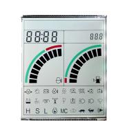 China Monochrome Customized LCD Screen Convertible 7Segement For Speedometer for sale