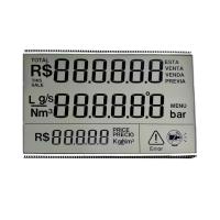 China Monochrome Customized LCD Screen Convertible 7Segement For Speedometer for sale