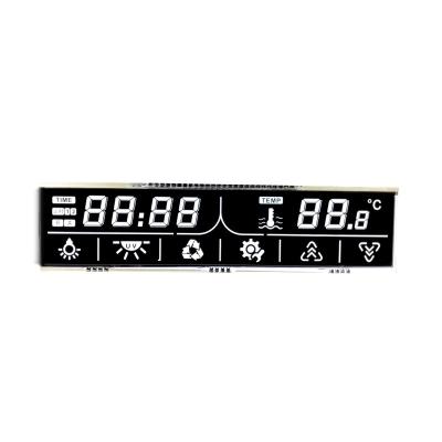 China Monócromo Desenho LCD Personalizado Convertível 7 Segmento Para Speedometer à venda