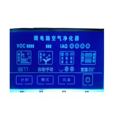 China FSTN tela LCD personalizada, COF 7 segmento LED display esteira à venda