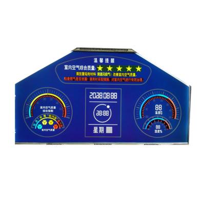 China Modo HTN 4 dígitos de tela LCD personalizada de sete segmentos para máquina de distribuição de combustível à venda