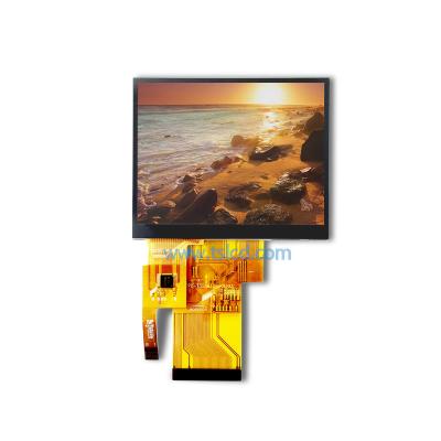 Cina esposizione a 3,5 pollici dell'interfaccia PCT TFT LCD di 500nits RGB con risoluzione 320x240 in vendita