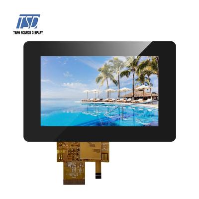 中国 TTLインターフェイスTFT LCDスクリーンが付いているILI5480 IC 500nits 5のインチTFT LCDの表示800x480 販売のため