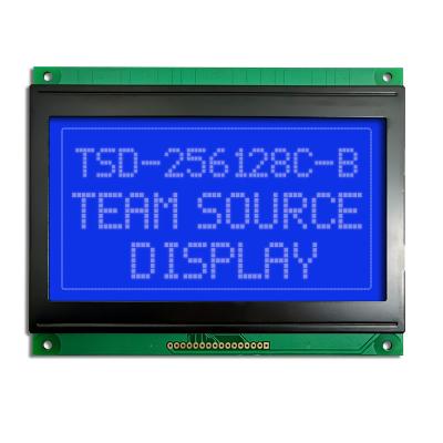 中国 青および黄色緑のバックライトが付いている256x128 STN FSTNの穂軸LCDモジュール 販売のため
