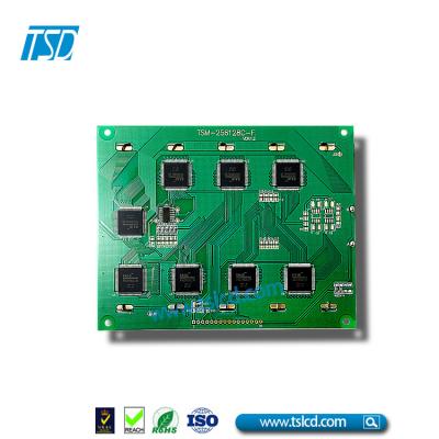 Cina modulo LCD della PANNOCCHIA di 256x128 STN FSTN con la lampadina verde blu e gialla in vendita