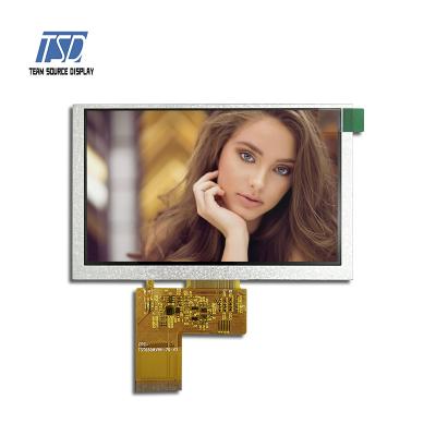 Китай 5,0 экран дюйма 800x480 ST7262 IC 500nits TFT LCD с интерфейсом TTL продается