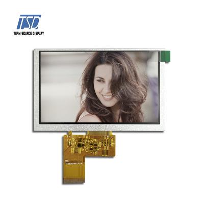 Cina Schermo a 5,0 pollici di 800x480 ST7262 IC 500nits TFT LCD con l'interfaccia di TTL in vendita