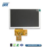 China 5'' 5 Inch 800xRGBx480 Resolution SPI Interface IPS TFT LCD Display Module for sale
