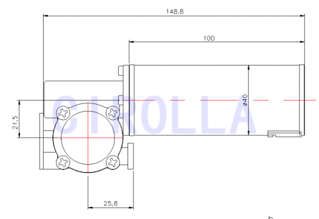 SGS del CCC del CE del motor del actuador de desplazamiento del motor eléctrico de cristal redondo de la puerta/de la cerradura de puerta