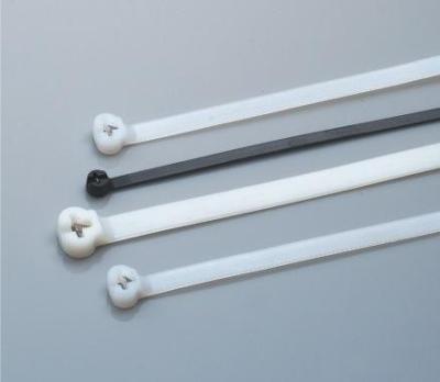China Nylon stainless steel inlays block cable ties for sale