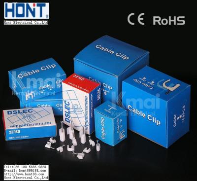 China Paper box packed cable clips for sale