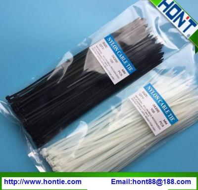 China Polybag package nylon cable ties for sale