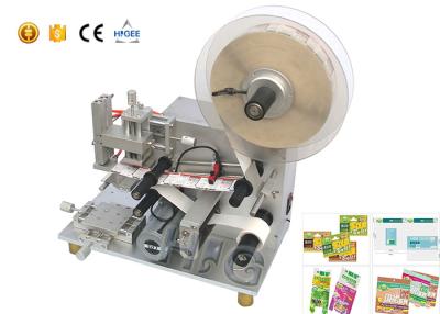 China Delta servo etiketteringsmotor halfautomatische polybag sticker etiketteringsmachine 20-50pcs per minuut Te koop