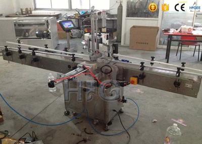 China SUS304 de be*vestigen-positiesticker van de roestvrij staal automatische ronde fles etiketteringsmachine met datumprinter Te koop