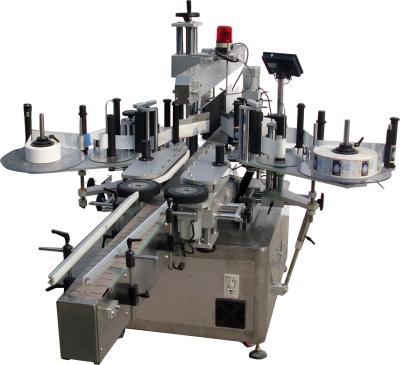 China Two side sticker automatic labeler machine Omron label stock for sale