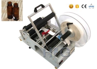 China Semi automatische cilinderssticker etiketteringsmachine voor ronde buizen Te koop