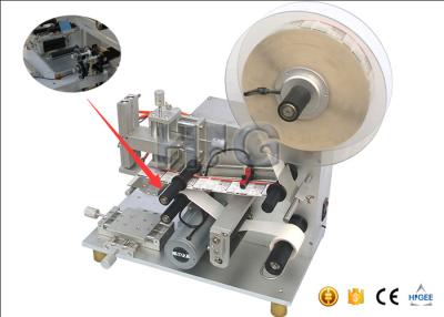 China PLC control semi - automatic sticker labeling machine for Scrach card for sale