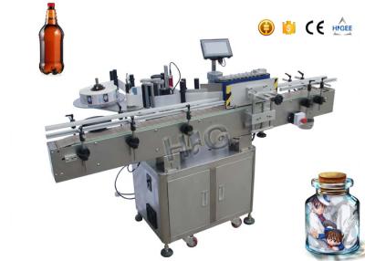 China Shampoo/Buisflessen Volledige Automatische Ronde Fles Etiketteringsmachine 20 - 200 PCs/Min Te koop