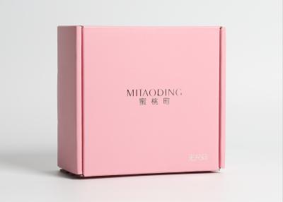 Quality Custom Shipping Box Recycled Mailer Boxes with Zipper Pink Color Printing For for sale