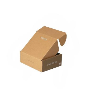 Cina Cartoni Kraft corrugati Logo personalizzato per abbigliamento imballaggio regalo e spedizione in vendita