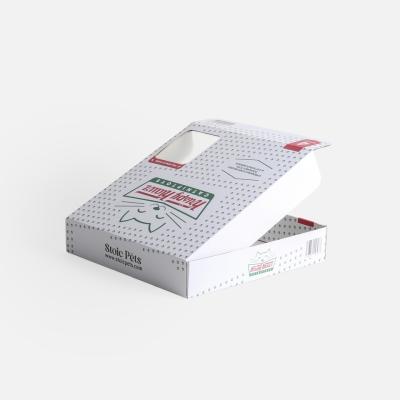 Cina Fabbricante di scatole di cartone per pizza Scatola di imballaggio alimentare sostenibile Scatola di consegna di pizza in vendita