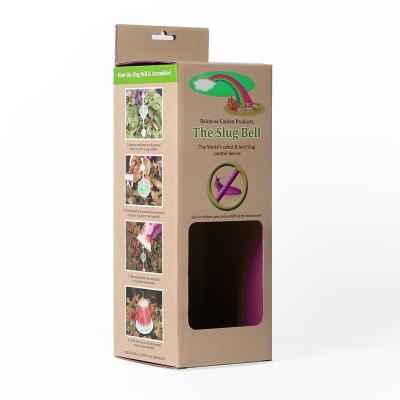 China Customized Color Cardboard Toy Box Packaging with Window and Easy Hanging Handle for sale