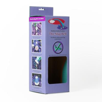 China Customized Color Cardboard Toy Box Packaging with Window and Easy Hanging Handle for sale