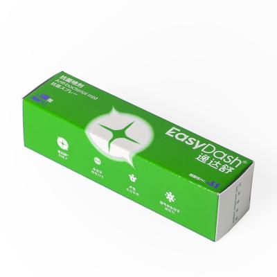 China Customized Thickness Tuck End Box for Antibacterial Spray Packaging CMYK Color Printing for sale