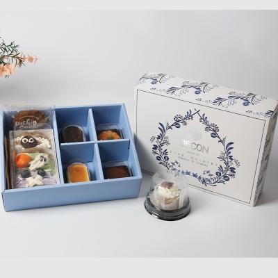 China Elegant Partitioned Cookie Gift Box Customizable Packaging Foldable Design for sale